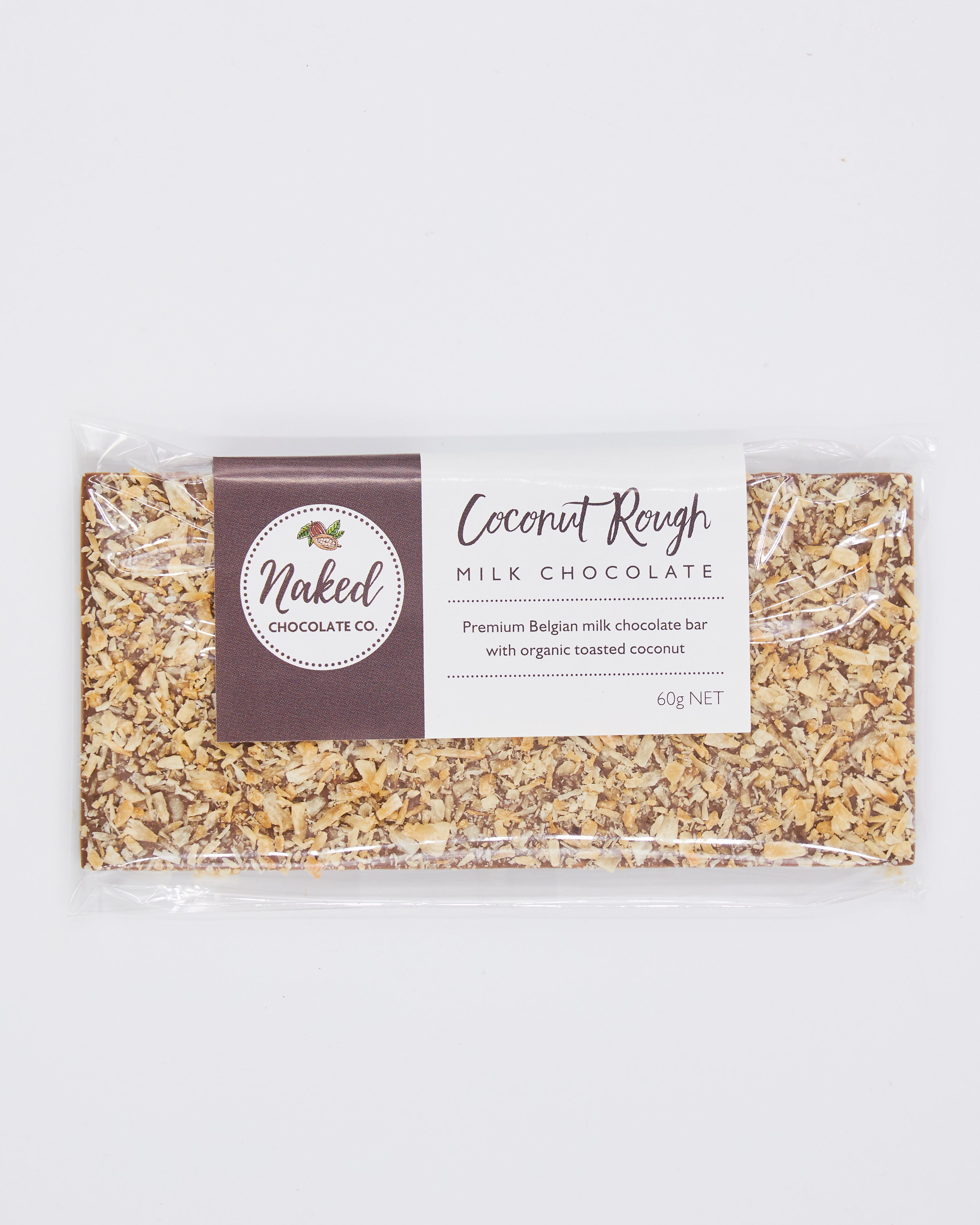 Milk Chocolate Coconut Rough – Naked Chocolate Co.