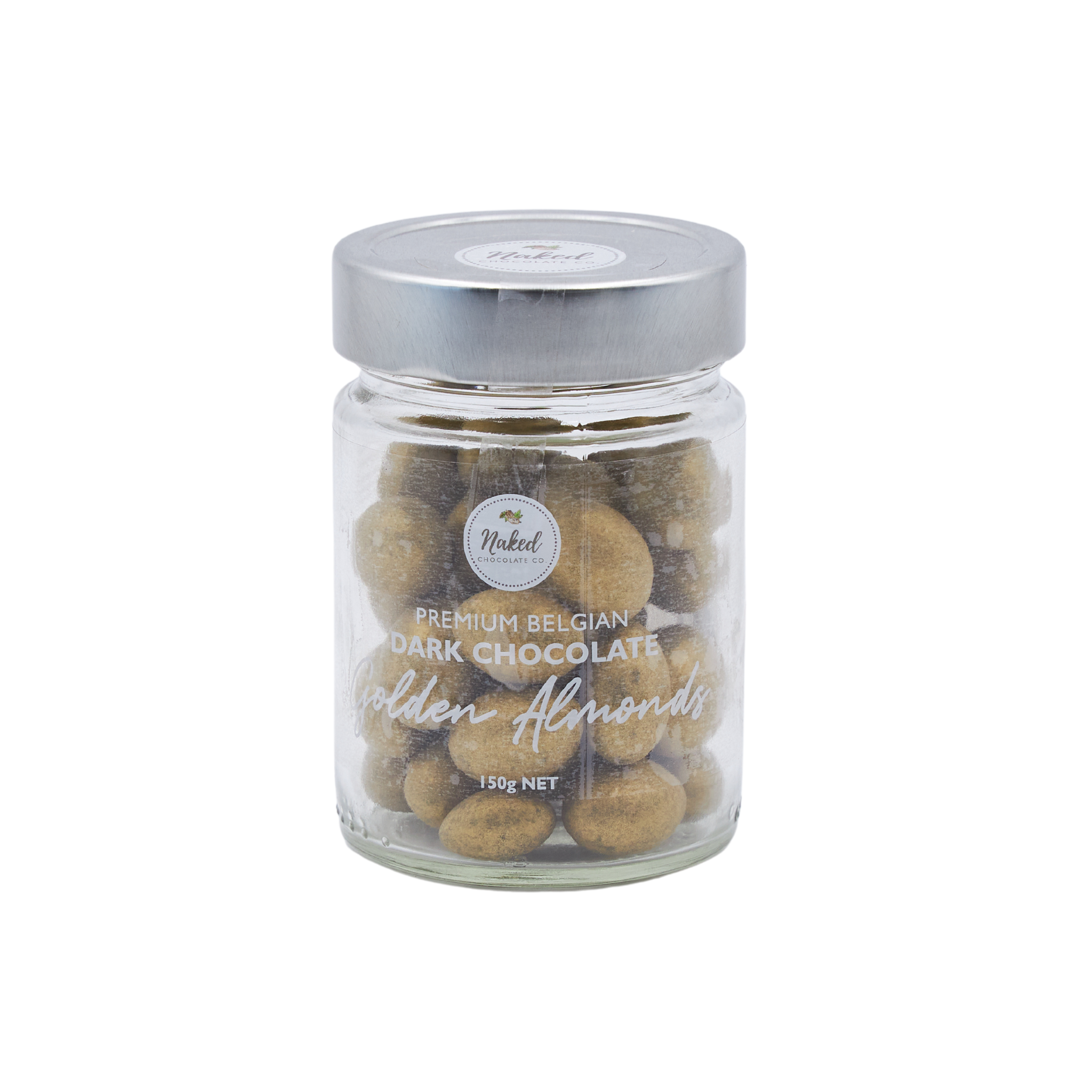 Dark Chocolate Golden Almonds - 150g – Naked Chocolate Co.